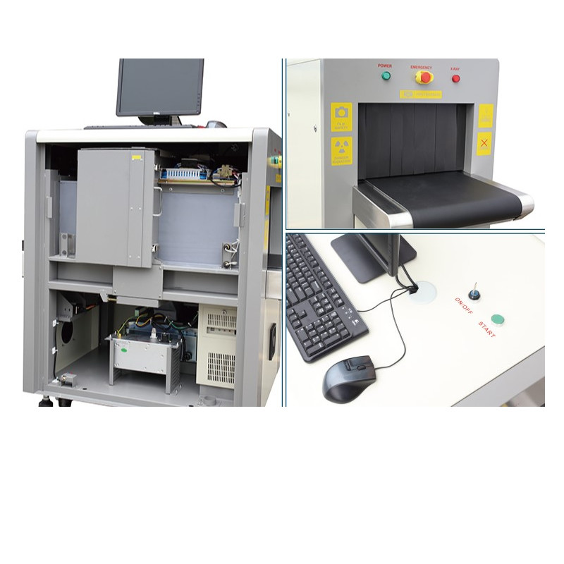 เครื่องตรวจจับกระเป๋าเดินทางแบบพกพา X-ray Detection Image เครื่องสแกน ...